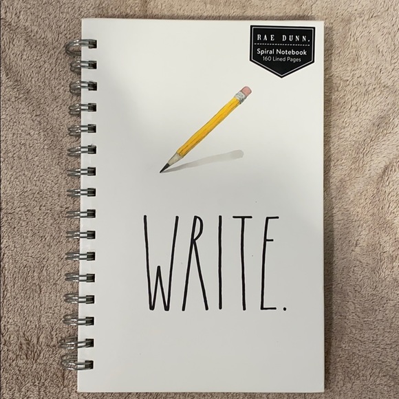 Rae Dunn | Office | Rae Dunn Spiral Notebook Write | Poshmark